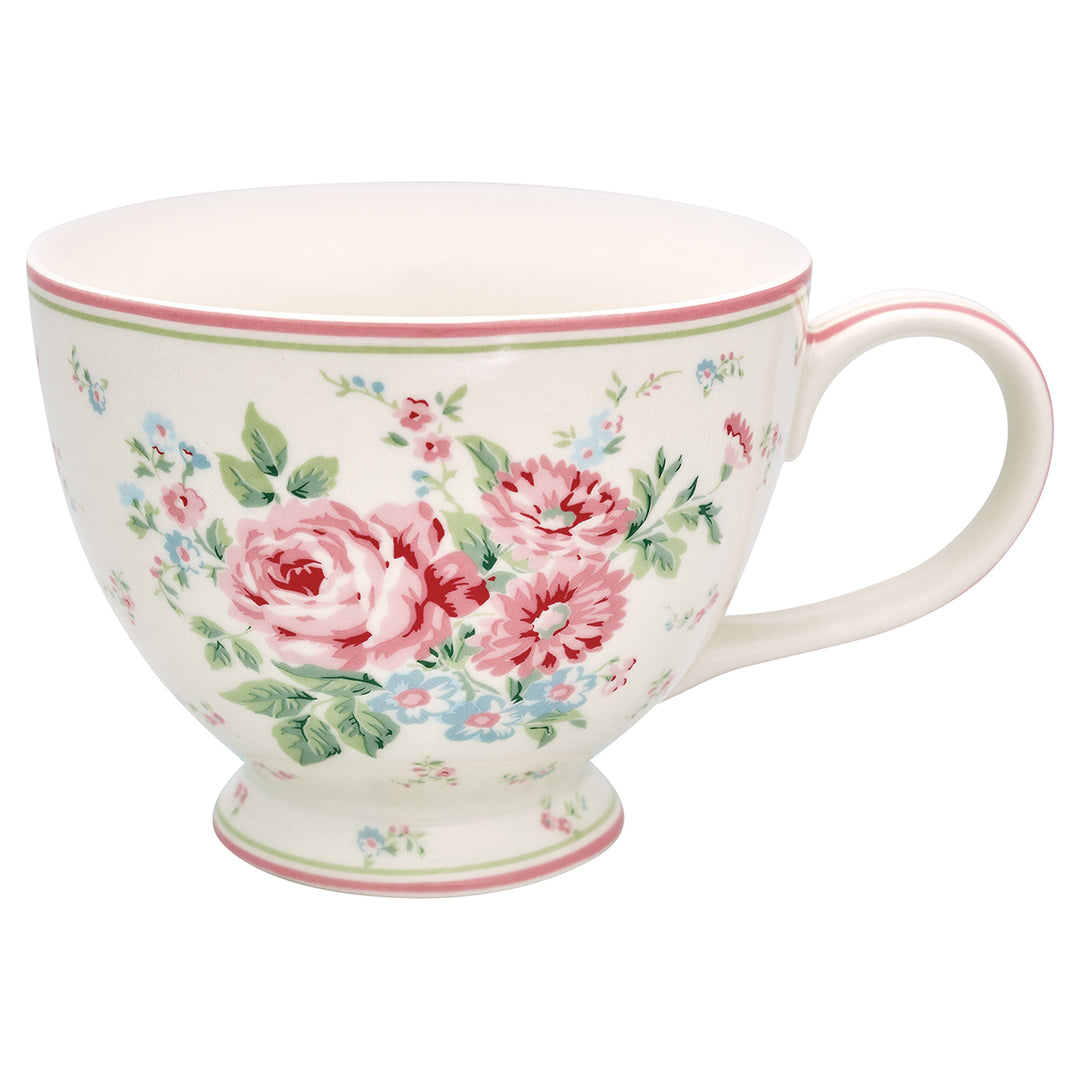 GreenGate Stoneware Teacup Marley White H 9 cm – Lillian's Cottage